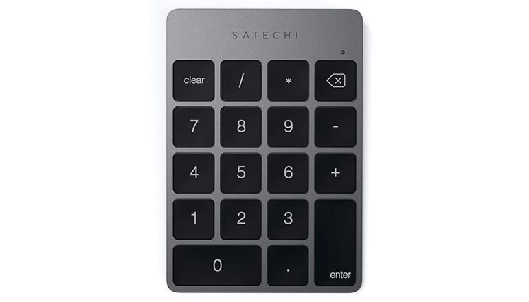 Satechi aluminum slim rechargeable bluetooth keypad (ST-SALKPM) Space Grey